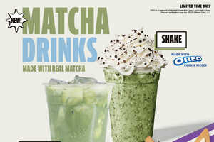 Matcha-Forward QSR Drink Menus : Jack in the Box Matcha Drinks