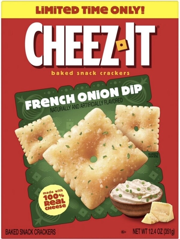 Dip-Flavored Cracker Snacks : French Onion Dip Crackers