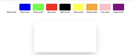 Fullscreen Utility Tools : White Screen