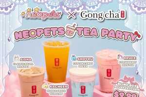 Virtual Pet Cafe Collaborations : Neopets x Gong cha