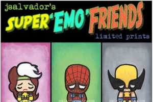 Cheerless Cartoon Vigilantes: J Salvador Reimagines Heroes With His ...