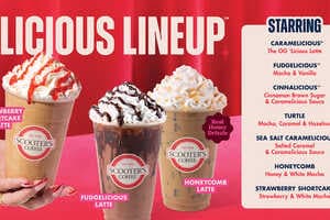 Indulgent Springtime Cafe Menus : Scooter's Coffee ‘Licious Lineup