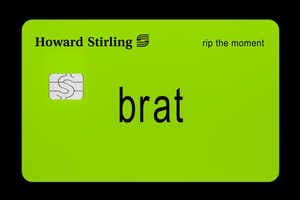 Celebrity Limited Debit Cards : Brat Card