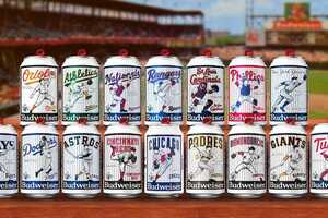 Retro Team Beer Cans: Budweiser MLB Team Cans Feature Vintage Baseball ...