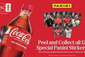 Collectible Sticker Bottles : Coca-Cola x Panini America