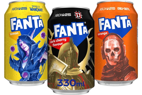 Gamer-Themed Soda Branding : Fanta and Xbox