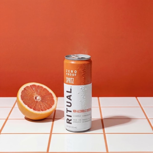 Zero-Proof Canned Cocktails : rtd Ritual Zero Proof