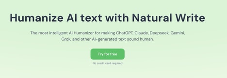AI Writing Tools : Natural Write