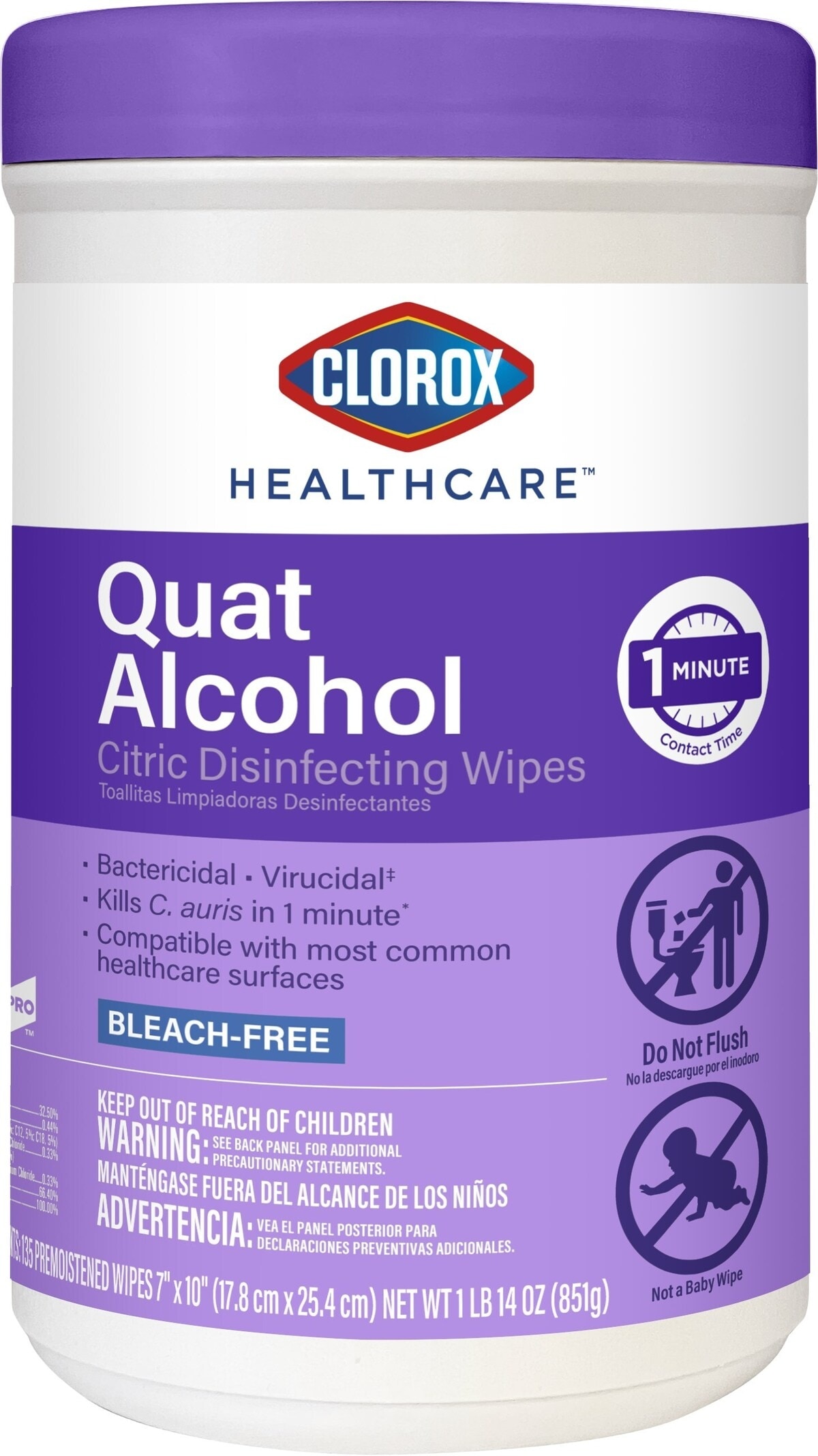 Medical Facility-Specific Disinfecting Wipes : Clorox Healthcare