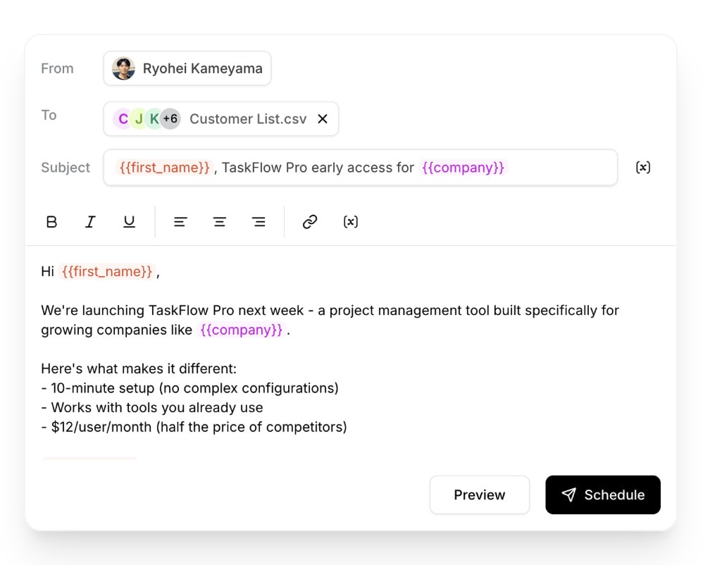 Campaign Management Tools : Eyes Mail