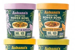 Sprouted Power Bowls: Aahana’s Premium, Clean-Label Meals Pack Protein ...