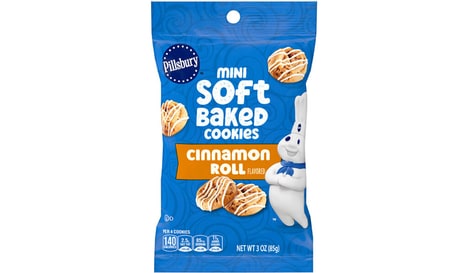 Micro-Sized Cinnamon Roll Cookies: Pillsbury Mini Soft Baked Cinnamon ...