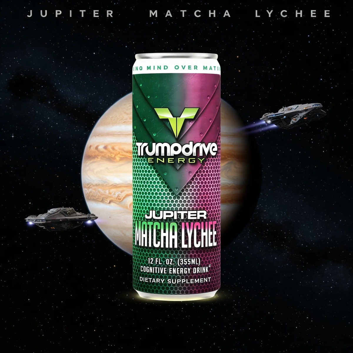Nootropic Matcha-Lychee Drinks: Trumpdrive Energy's Jupiter Matcha ...