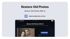 AI Photo Restoration Tools: Restore Old Photos Brings Damaged And Black ...