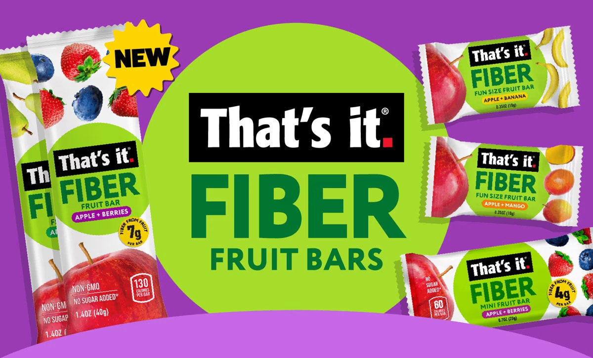 Fiber-Rich Fruit Bars: That’s It. Boasts the Convenient and Nutritious ...