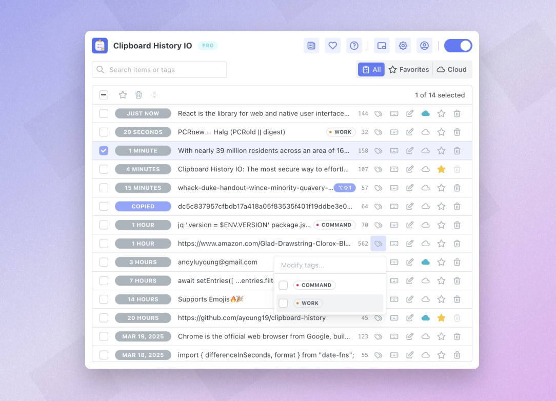 Browser Clipboard Managers: Clipboard History IO Tracks And Secures ...