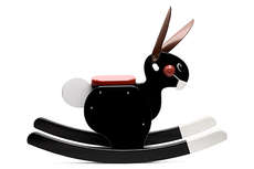 Riding Wooden Critters: Rocking Rabbit, Duck and Horse from Bjorn Dahlstrom