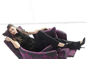 Reclining Swivel Chairs: Darlings of Chelsea's Dorota Fabric Recliner ...