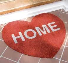 Romantic Welcome Mats: The Heart Doormat at Chiasso Shows Home is Where ...