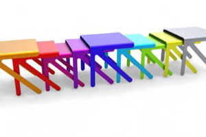 Super Bright Benches: London's Timothy Schreiber Brings the Rainbow to ...