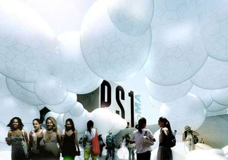 Cloudscape Courtyards : BIG Architects PS1 pavilion