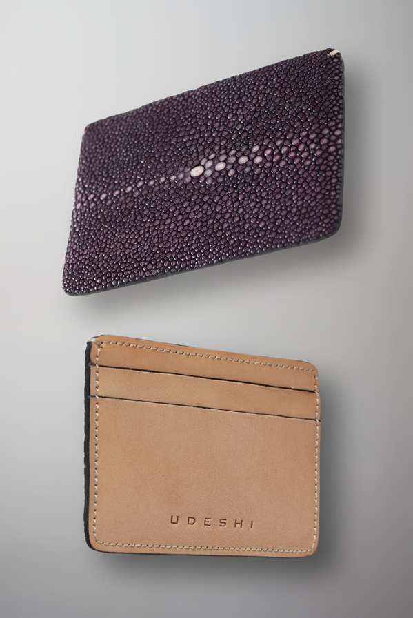 Stingray Skin Accessories : udeshi stingray skin accessories for men
