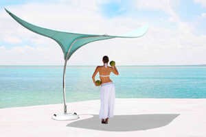 Pseudo Sun Parasols : Stingray Shade Sculpture
