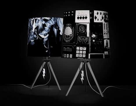 Sinister Graffiti Lamps: Graf by Successful Living Illuminates Darkness ...