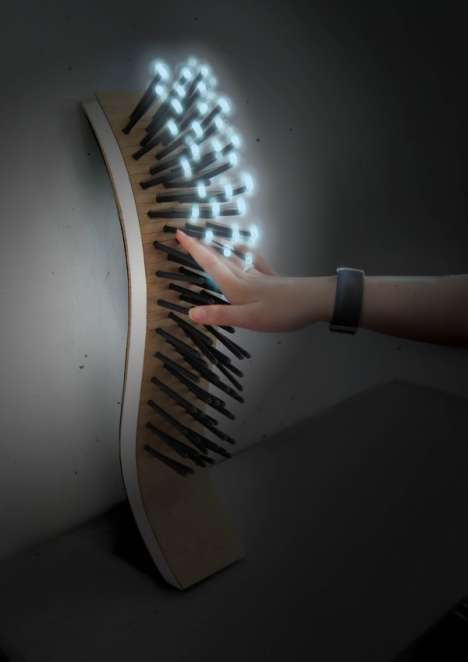 Porcupine Lamps : Touch Light Concept