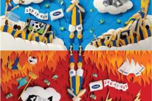 Pop-Up Tissue Ads : kleenex print campaign