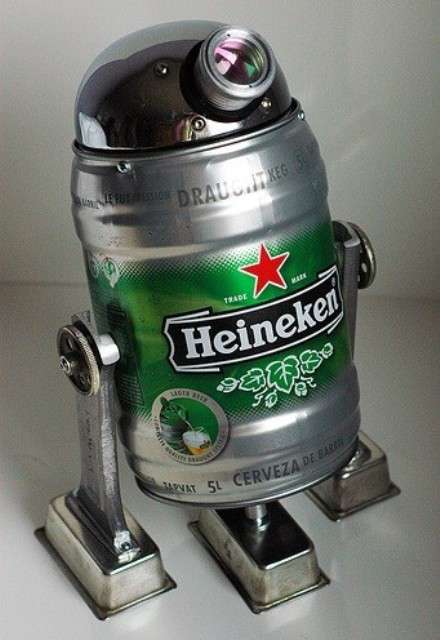 Intoxicating 'Star Wars' Tributes : Heineken R2-D2