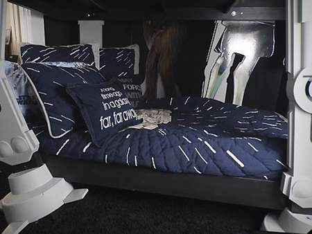Geektastic Bedroom Furniture : Imperial Walker Star Wars Bed