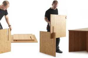 Slotted Multifunctional Furniture : 3 in 1 Table
