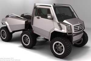 Insect-Inspired Adventure Vehicles : Mercedes Benz Hexawheel
