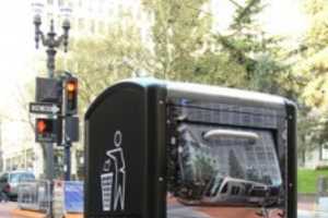 Solar Garbage Cans (UPDATE) : BigBelly Solar Trash Can