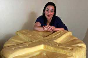 Colossal Cheese Crowns : Cheese Sculptures