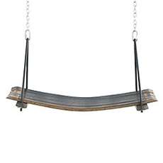Booze Barrel Swings : Retired Wine Barrel Swing