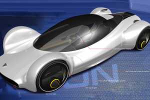 Supersonic Eco Cars : Touch Down Car