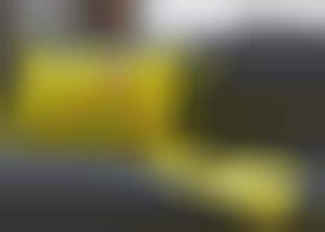 Spilled Condiment Cushions : Mustard Spill Pillow