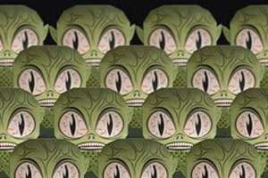 Otherworldly Papercraft Projects : Alien Paper Toys