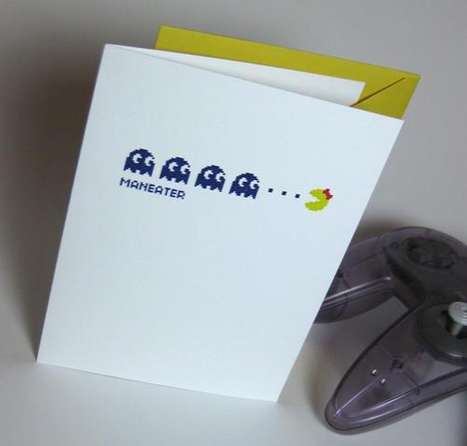 Maneater Cards : Ms Pacman Greeting Card