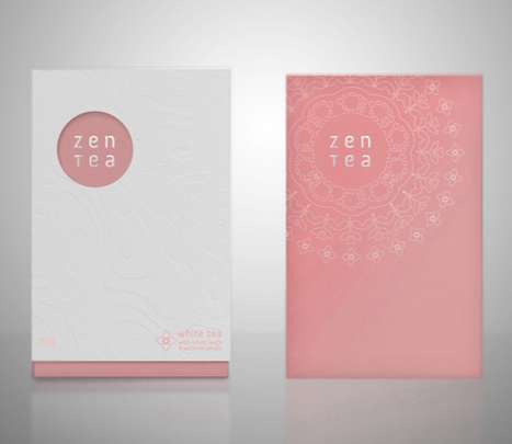 Pretty Pink Packaging : Zen Tea Package Design