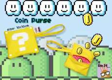 Gamer Change Pouches : Super Mario Coin Purse