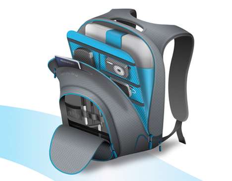 Gadget-Charging Knapsacks : Trek Support backpack