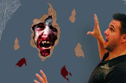 Terrifying Interior Decals : halloween wall stickers