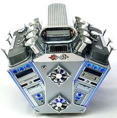 V8 Engine Computer Cases : V8 Engine Computer Case