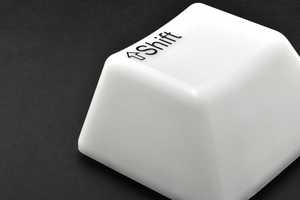 Computer Key Lights : shift key LED lamp