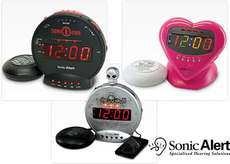 High-Pitched Alarms : sonic alert clocks