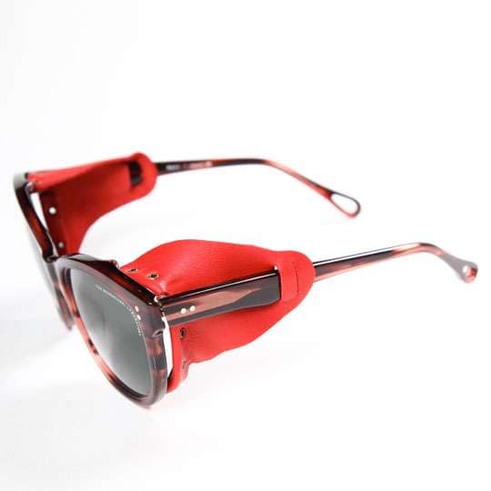 Leather-Armed Shades : Visvim Dita Sunglasses Leather-Armed Shades : Visvim Dita Sunglasses