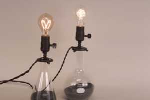 Laboratory Lighting : Beaker Table Lamp